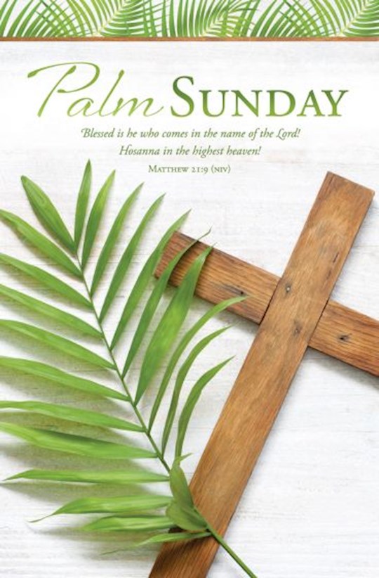 Palm Sunday Bulletins – Sonshine Books & Gifts