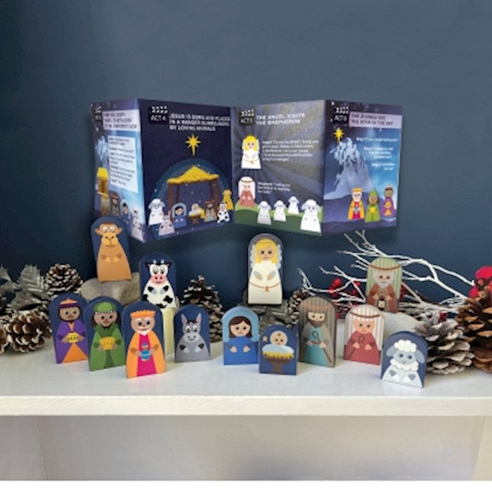 Nativity Playset w/ Pamphlet (13 Figures 2" - 3") – Sonshine Books & Gifts
