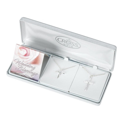 Wedding Cross Necklace Set – Sonshine Books & Gifts